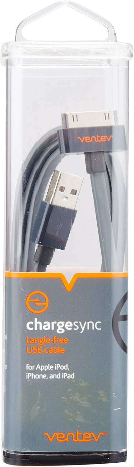 Amazon.com: Ventev Chargesync Micro Cables, Apple 30-Pin Cable Included ...