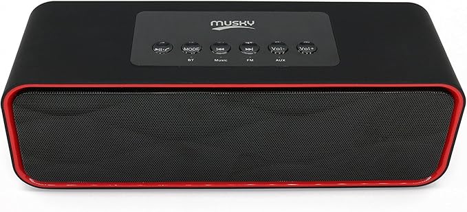 Amazon.com: Portable Bluetooth Stereo Speaker, with 2x5W Acoustic ...