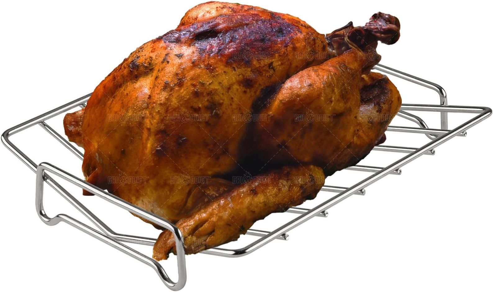 Amazon.com : Hunsaker Heavy Duty Turkey Rack - Multi-Use 304 SS ...