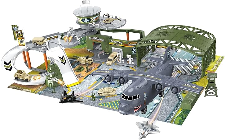 Pretend Military Combat Base Toy Set, Simulation Military Army Base Set ...