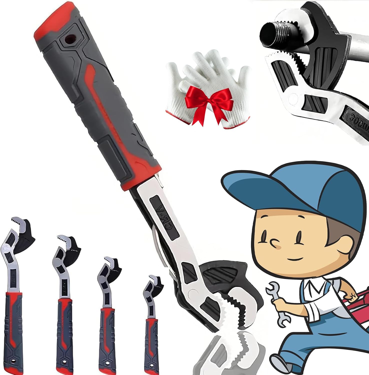 Lilyrhyme Self Locking Wrench, Multifunctional Self locking Wrench ...