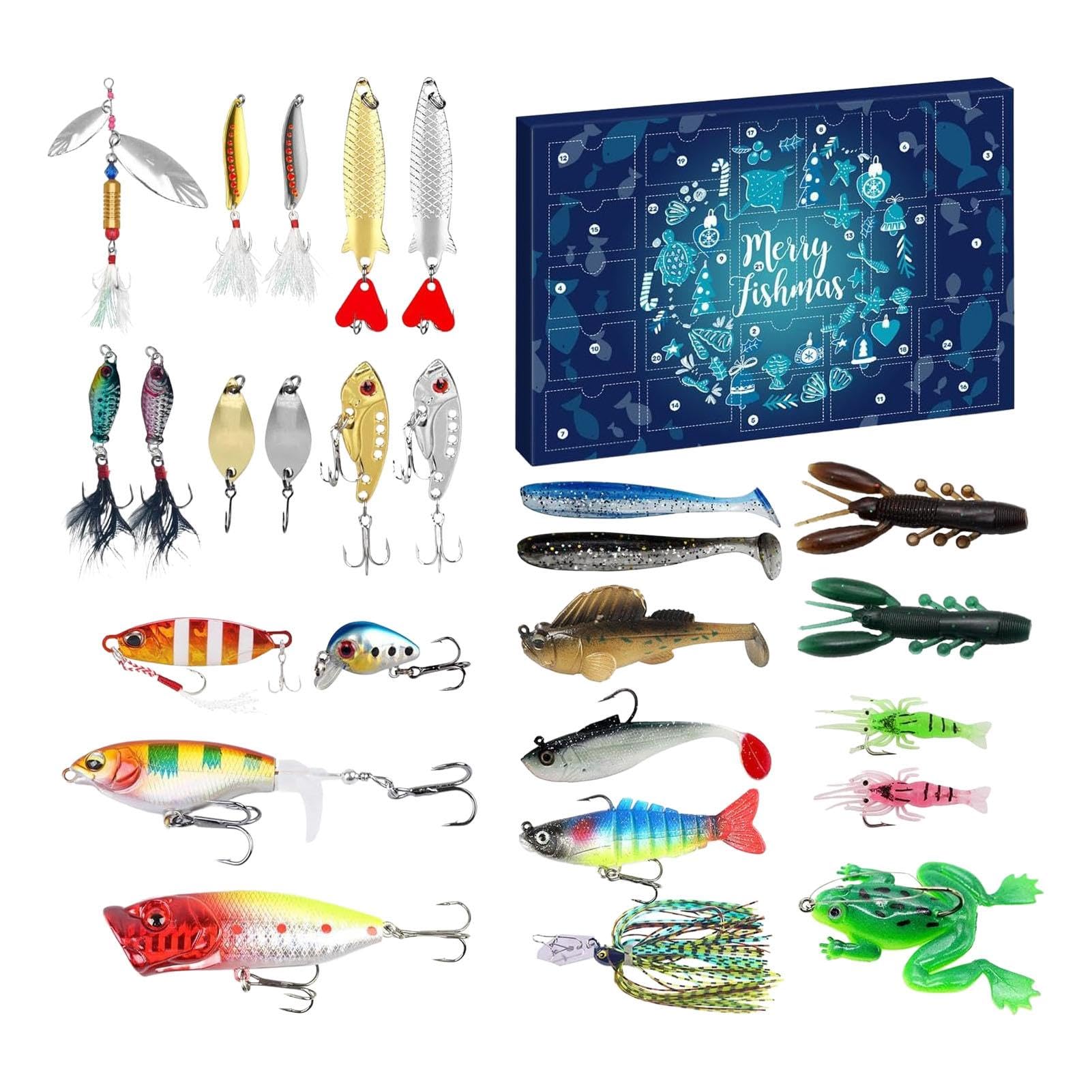 Fishing Advent Calendar 2024 Christmas Fishing Advent Calendar Fish ...