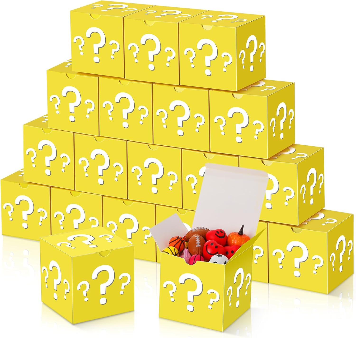 Amazon.com: Skyygemm 48 Pcs Video Game Question Mark Treat Boxes 5 Inch ...