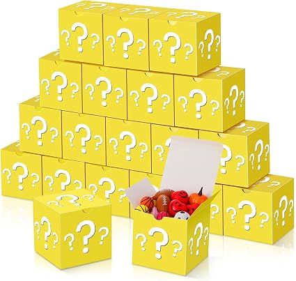 Amazon.com: Skyygemm 48 Pieces Video Game Question Mark Treat Boxes 5 ...