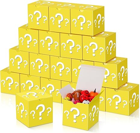 Amazon.com: Skyygemm 48 Pieces Video Game Question Mark Treat Boxes 5 ...