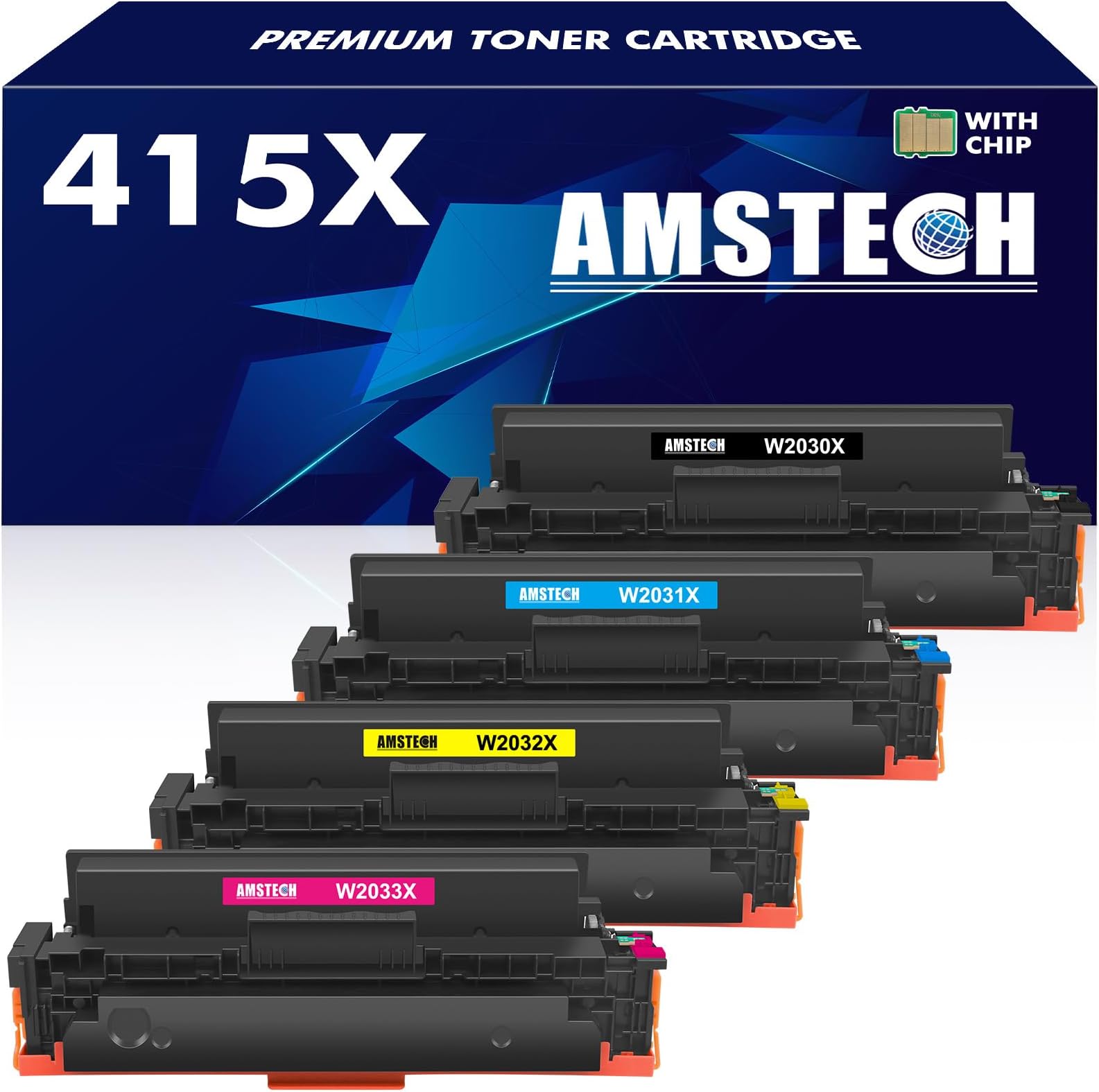HP 415A - Yellow - original - LaserJet - toner cartridge (W2032A) - for ...