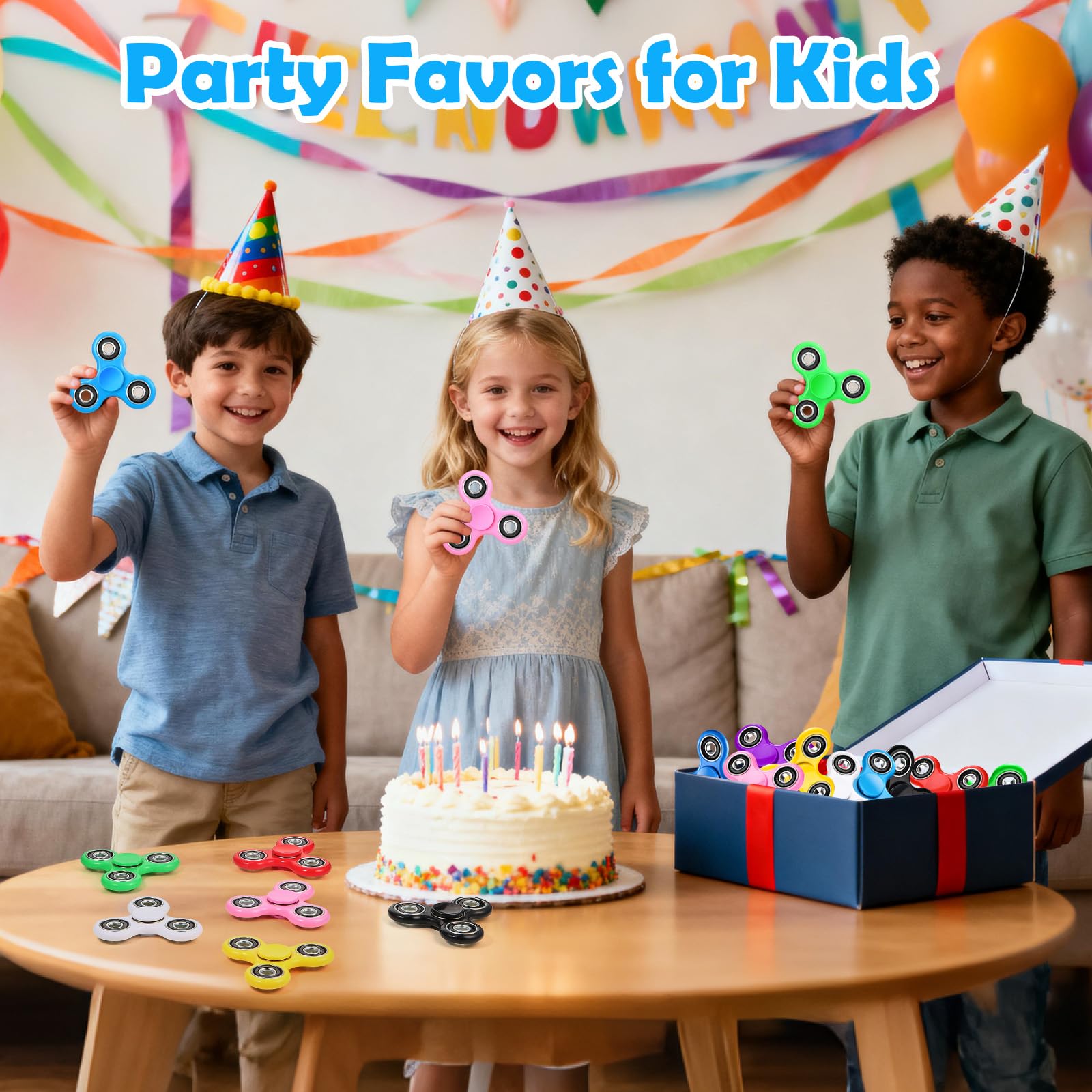 Snapklik.com : Fidget Spinners, 25 Pack Birthday Party Gifts For Adults ...