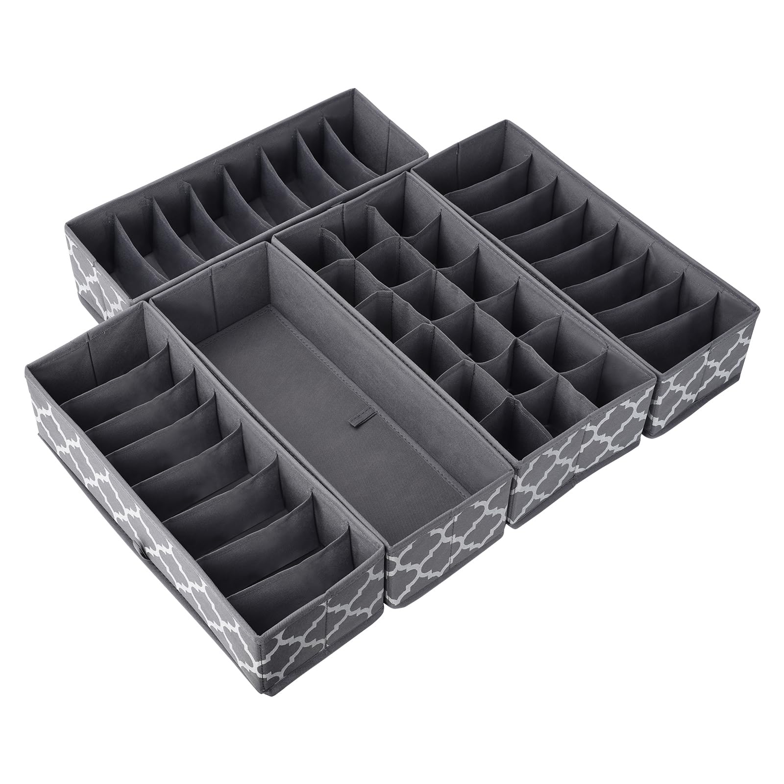 Regalmate Draw Organizer - Underwear Storage Organiser 5 Set - Drawer ...