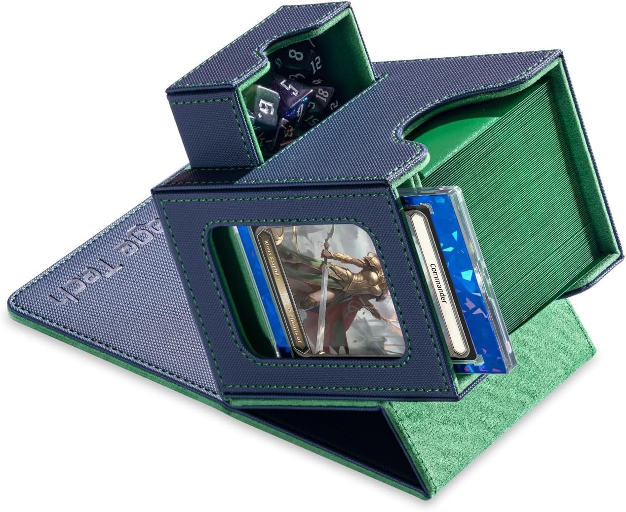 Amazon.com: Mage Tech Card Deck Box for MTG Commander - Patented Design ...