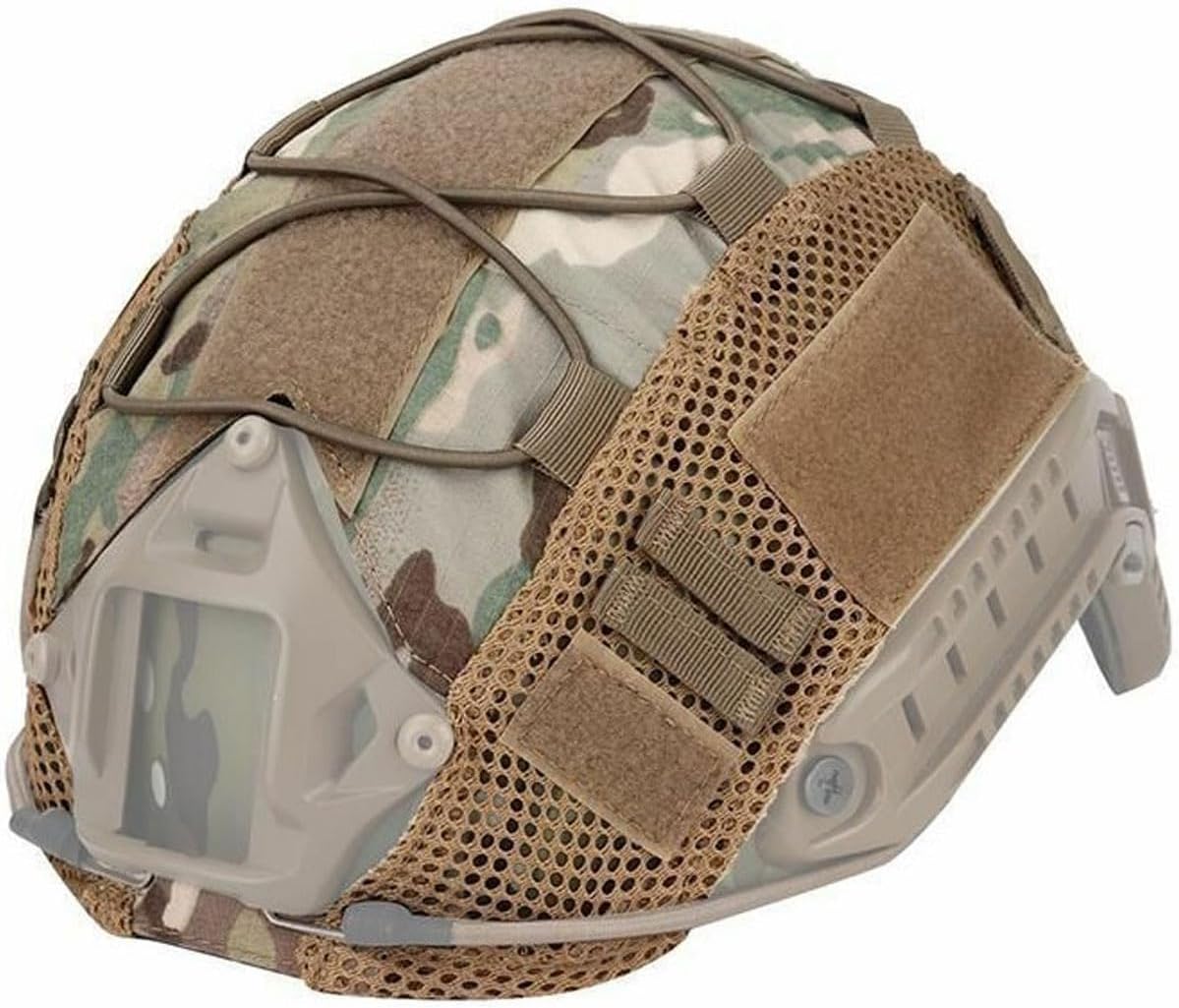 Multicam Camouflage Tactical Fast Helmet Cover for Airsoft Combat ...