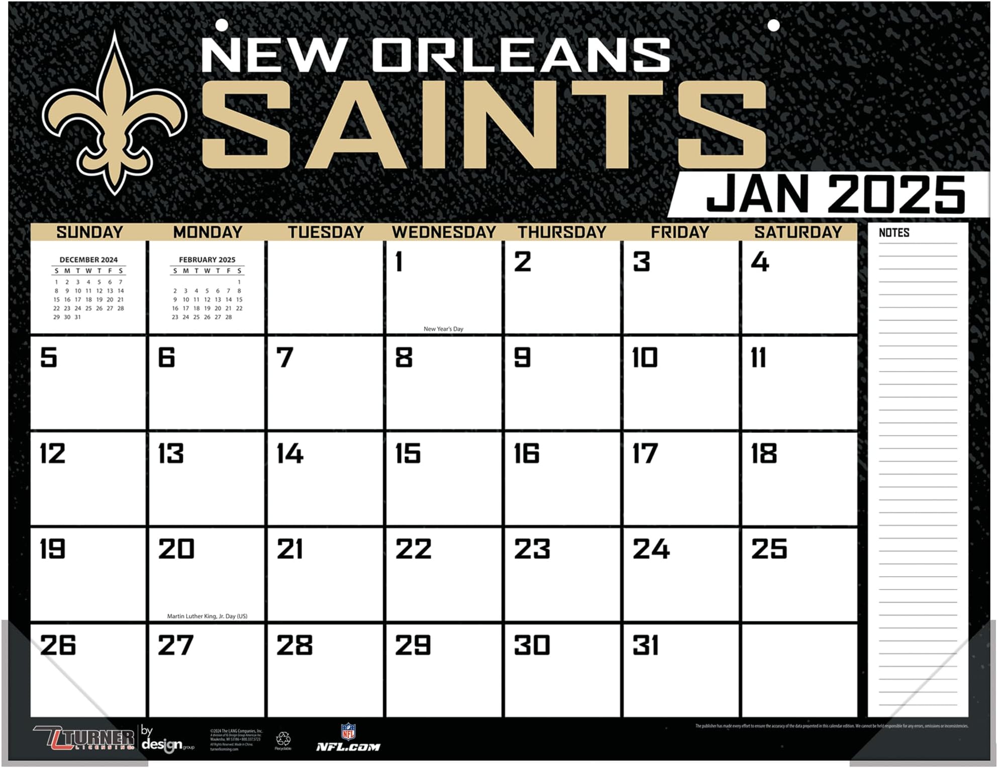 Amazon.com: TURNER SPORTS LSU Tigers 2025 Box Calendar (25998053012 ...