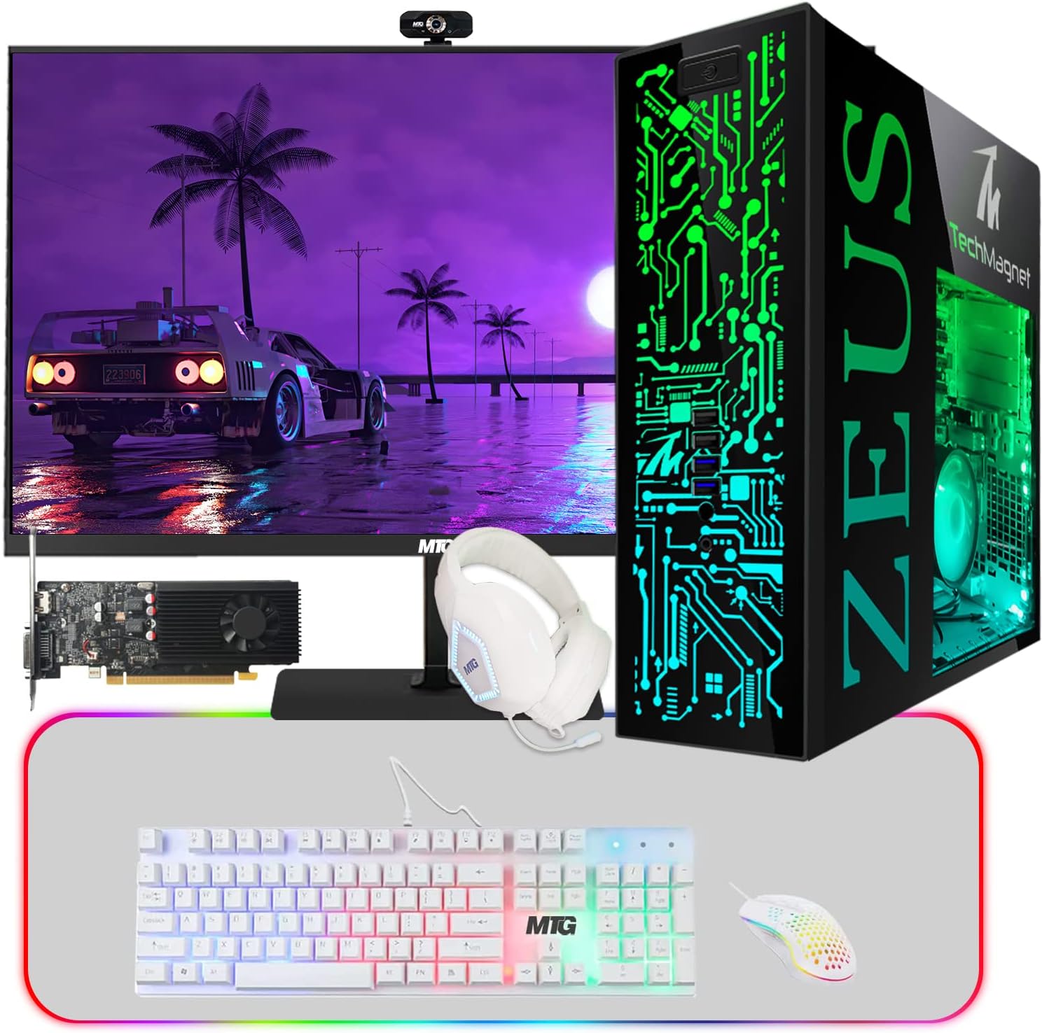 Gaming Desktop PC, Intel Core i5 6th Gen, TechMagnet Zeus Pro 6, GT ...
