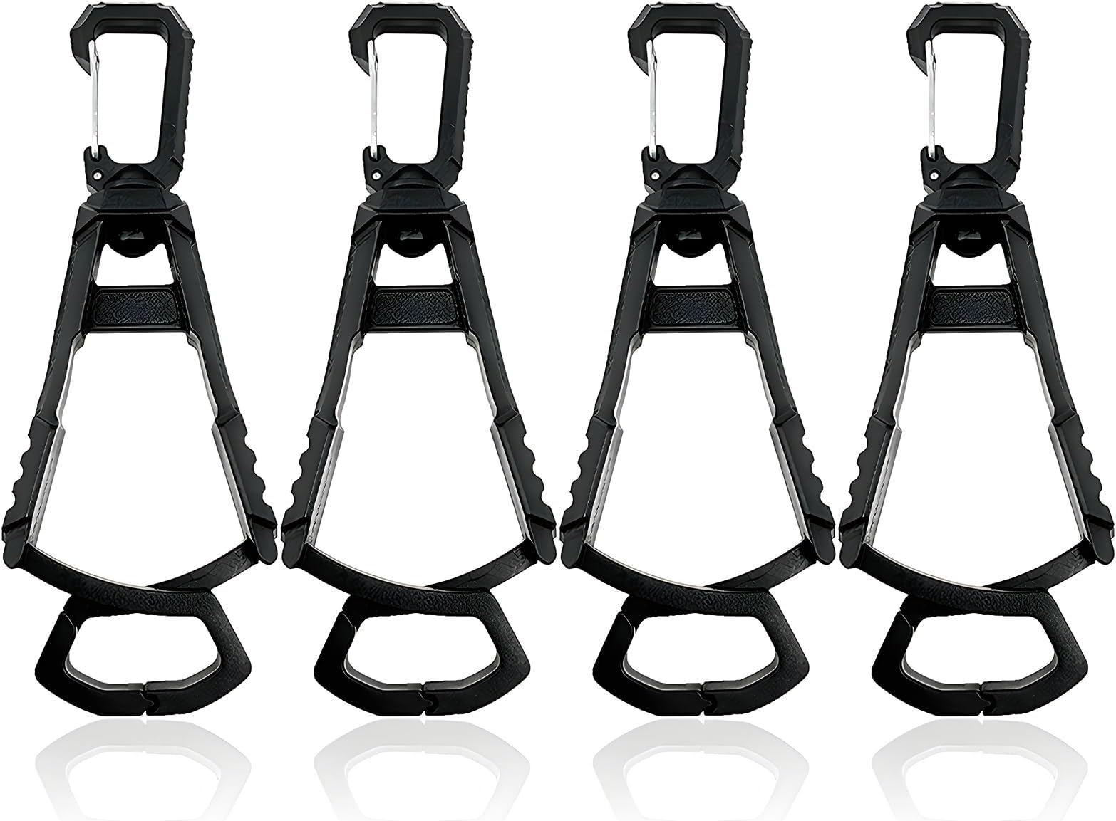 Jetec 6 Pcs Glove Clips for Work Glove Holder Grabber Safety Clips for ...