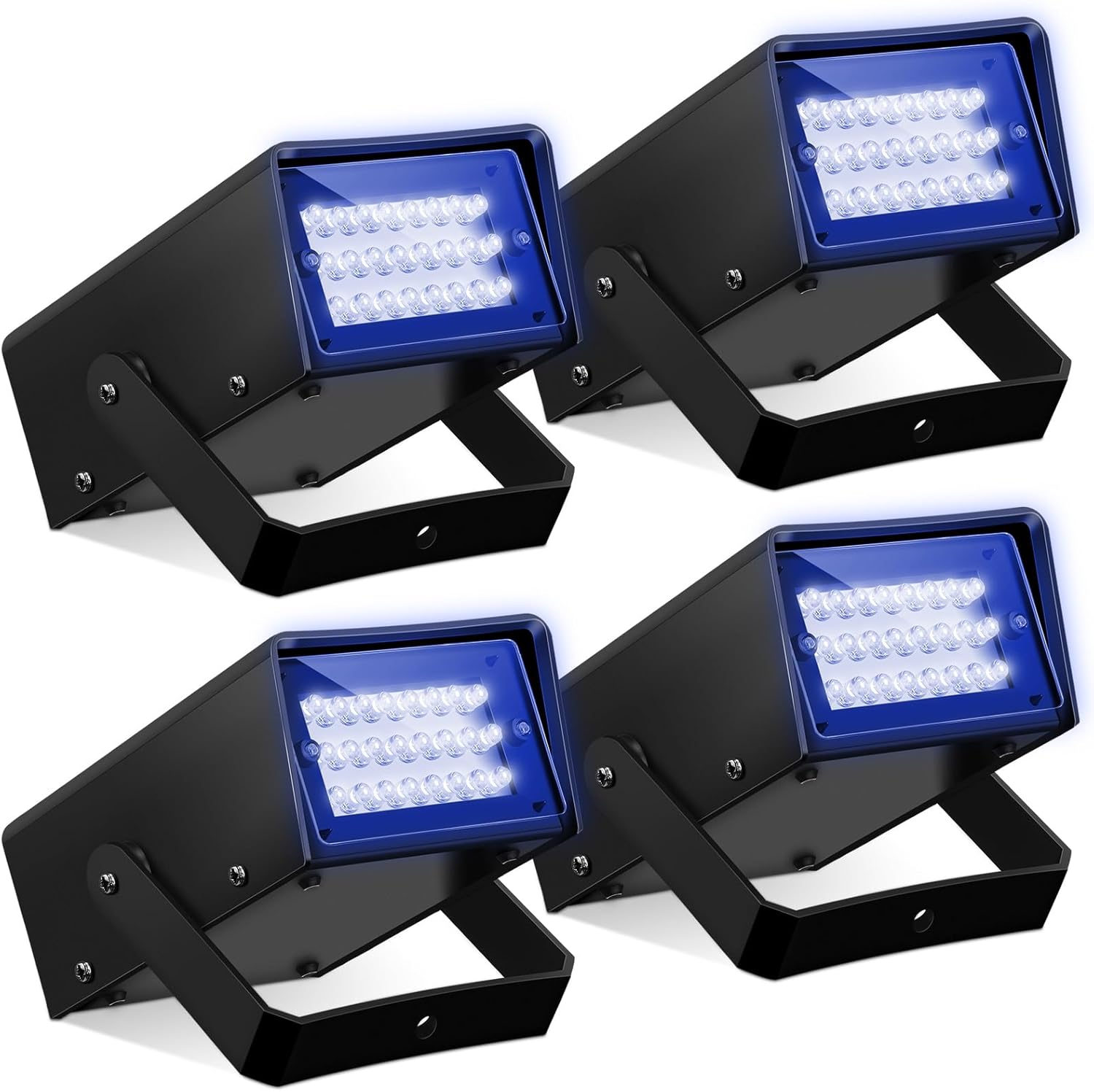 Amazon.com: Treela 4 Packs Strobe Party Lights, Bright LED Strobe Stage ...