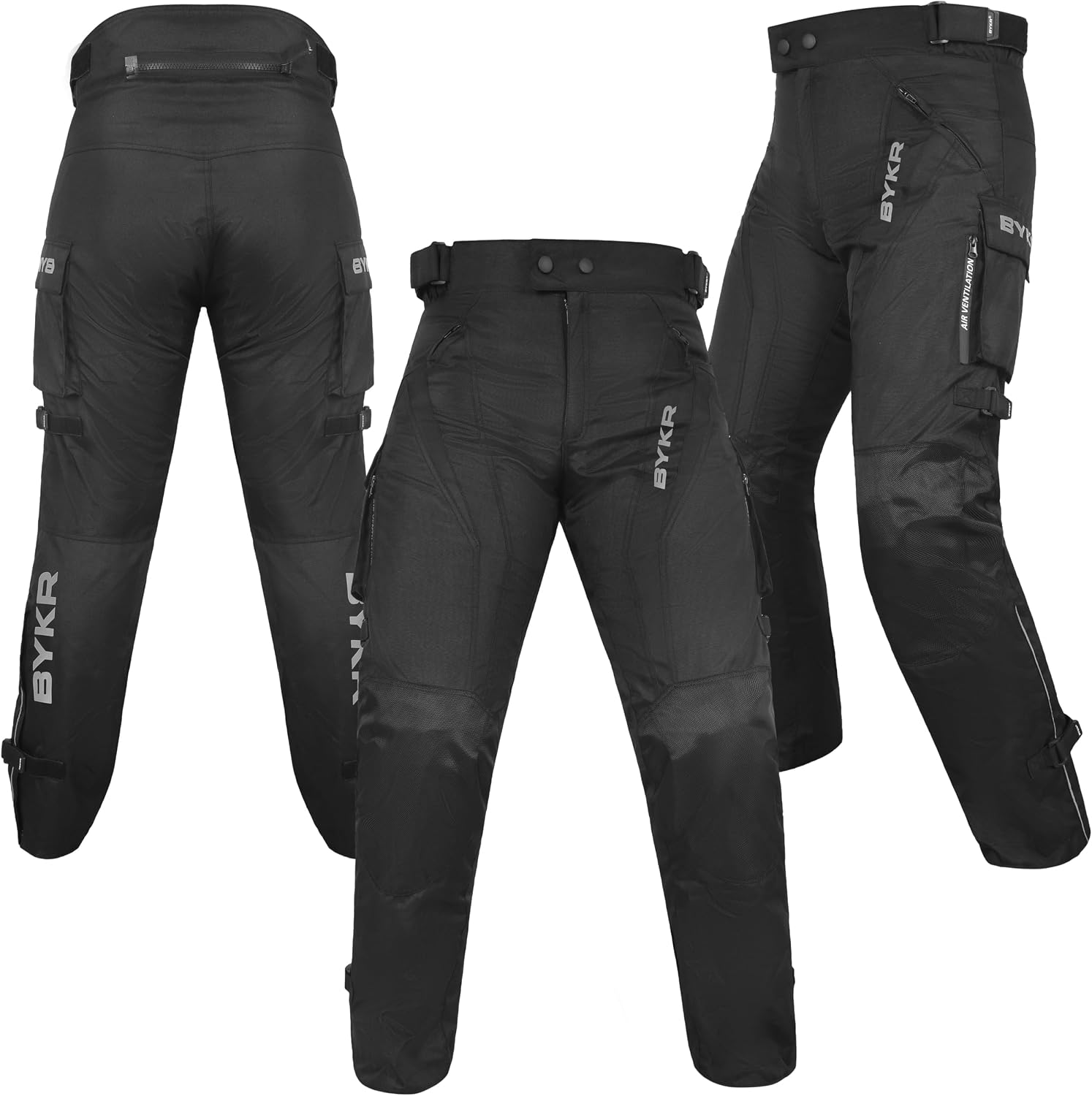 Motorcycle Pants for Men and Women Armored Cordura Overpants Enduro ATV ...