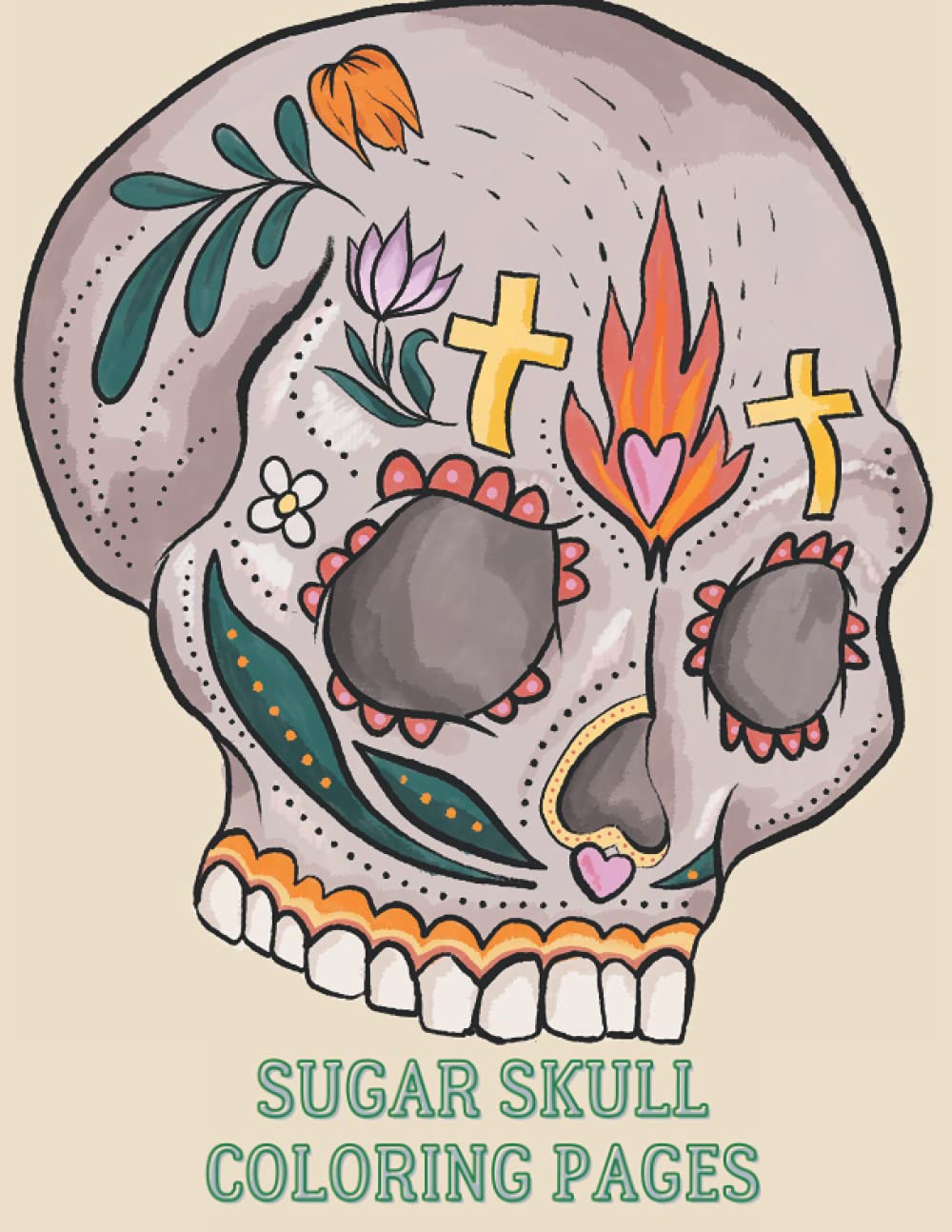 Sukker Skull Coloring Sider