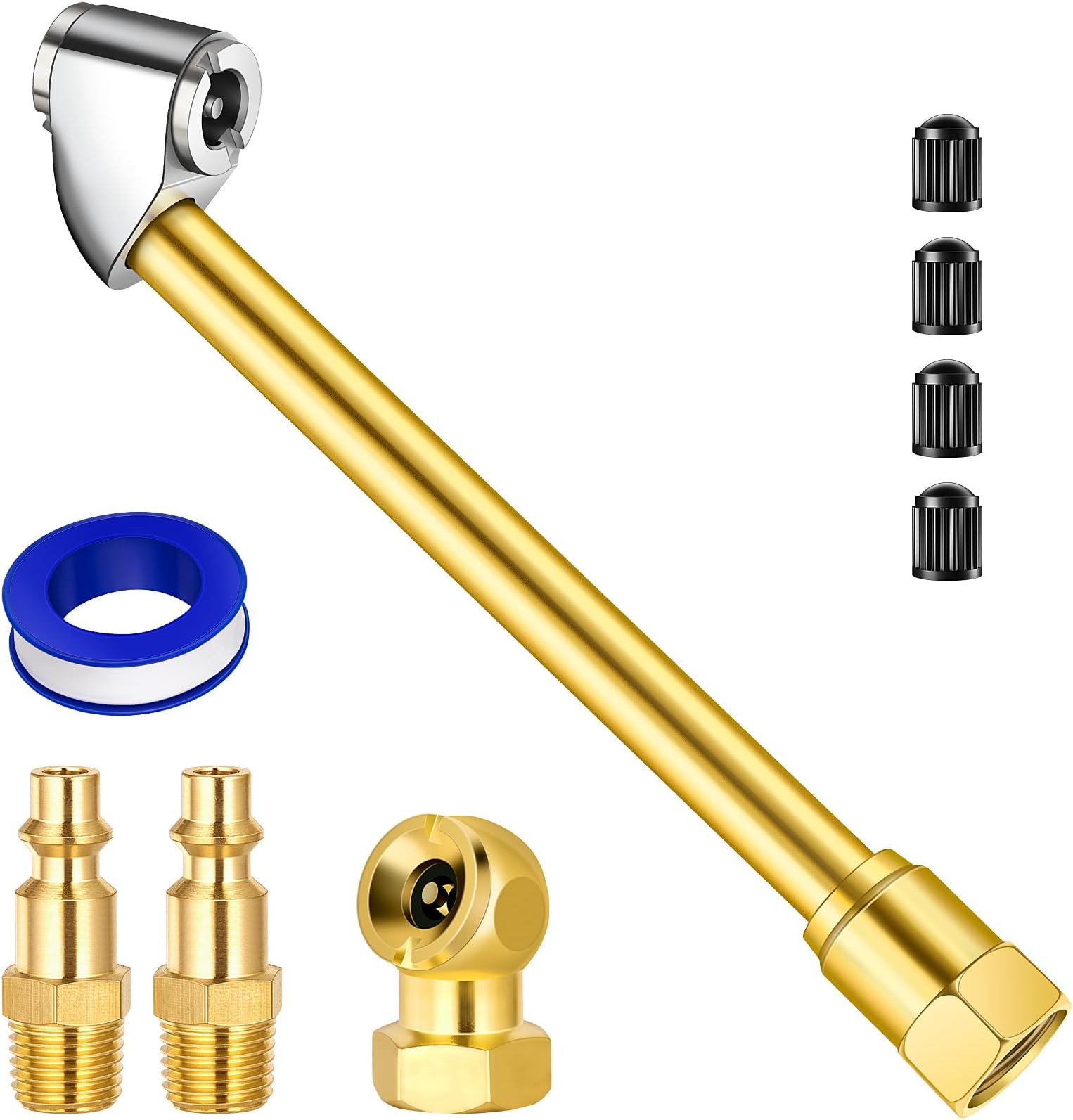 Amazon.com: 14" Extended Reach Dual Head Air Chuck, 2-Way Connection 1/ ...