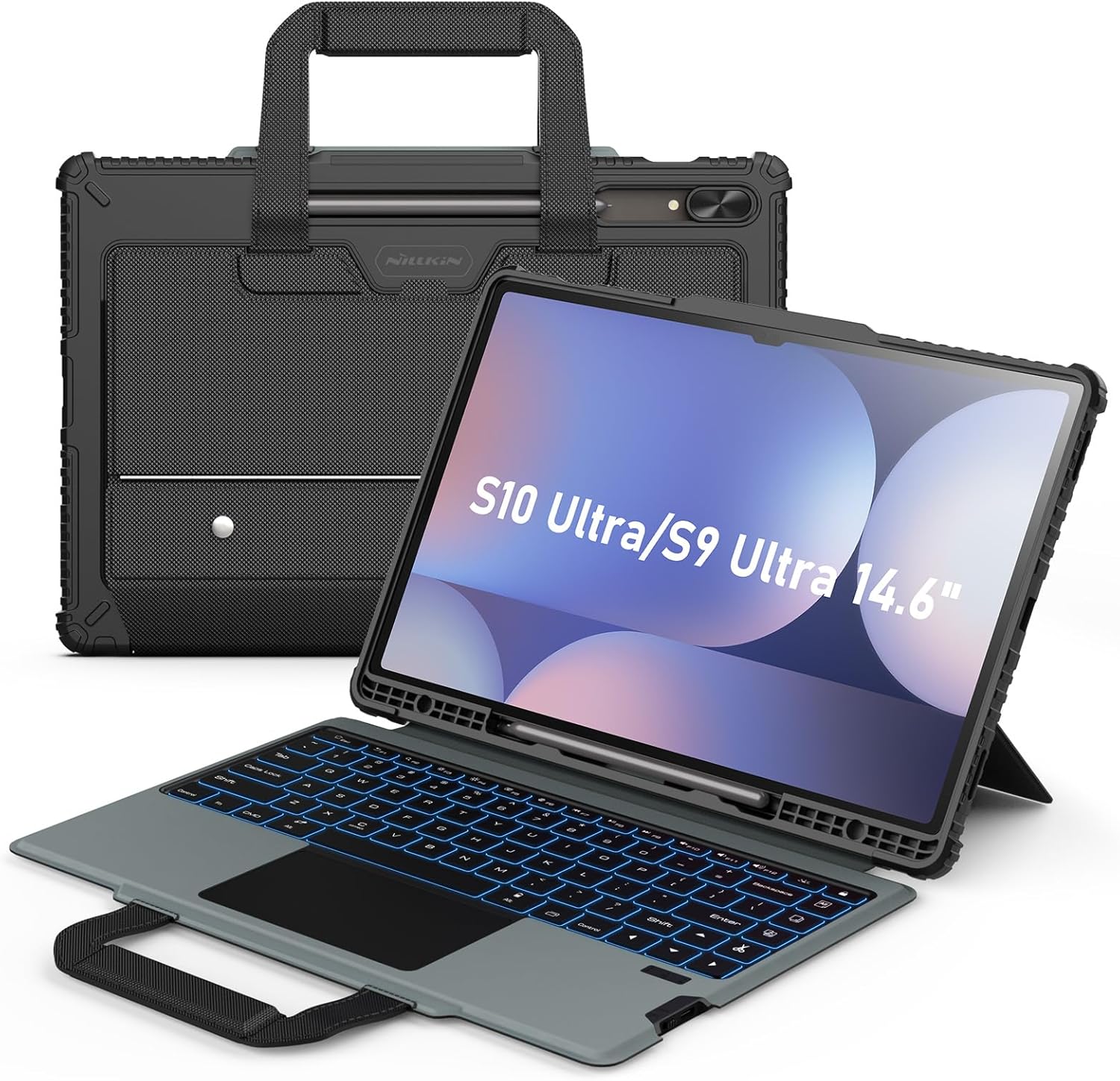 Nillkin Étui avec clavier amovible pour Samsung Galaxy Tab S10 Ultra ...