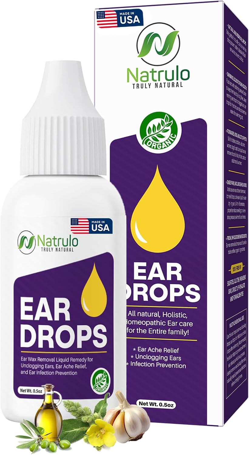 Amazon.com: Erbaid Natural Ear Drops for Ear Infection – Homeopathic ...