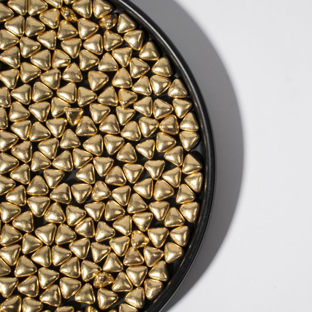 Snapklik.com : NIPEOR Sparkling Triangle Golden Sprinkles,Edible Pearl ...