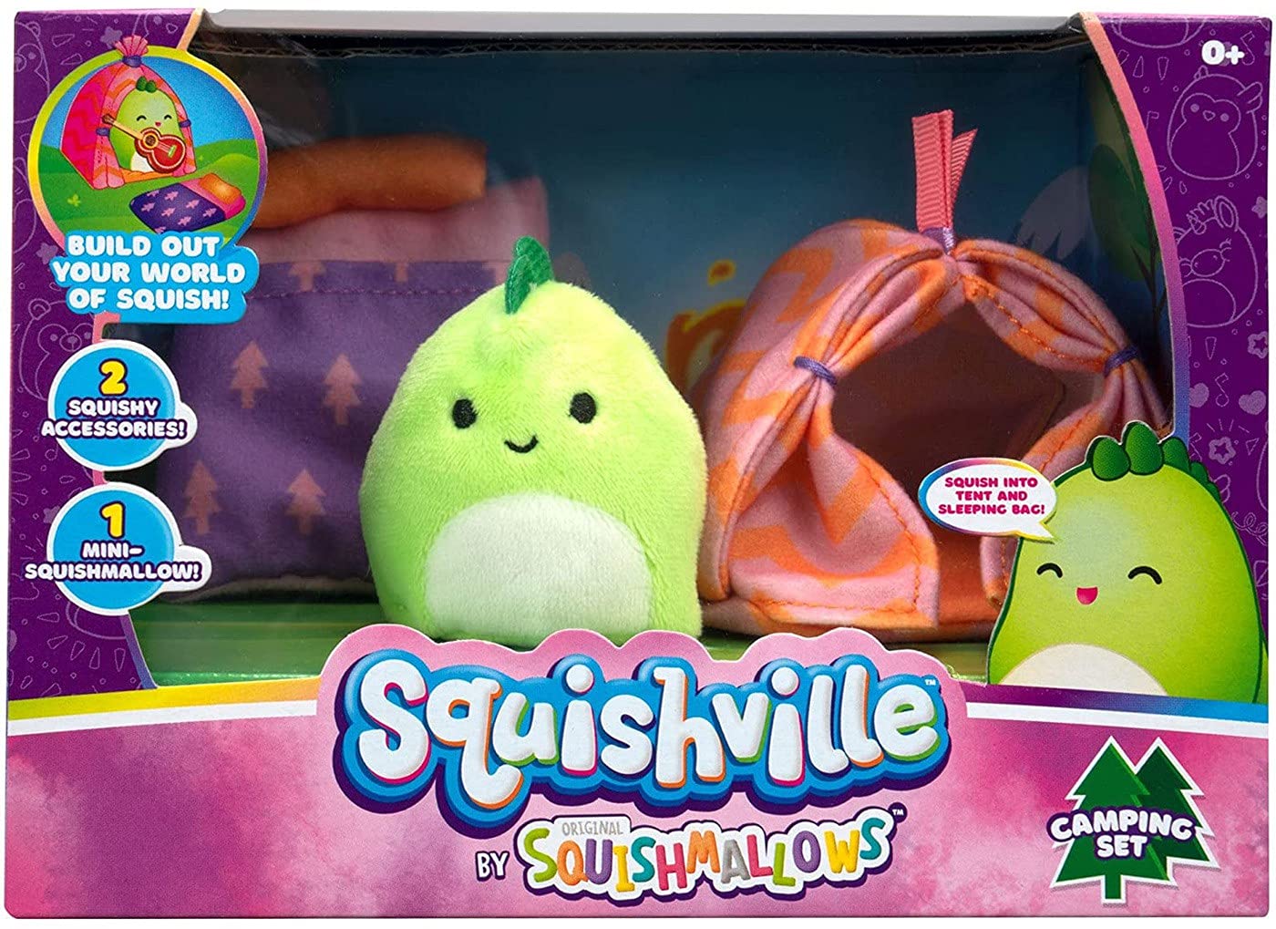 Buy Squishville by Squishmallows SQM0070 Room Set, Camping, Mini ...
