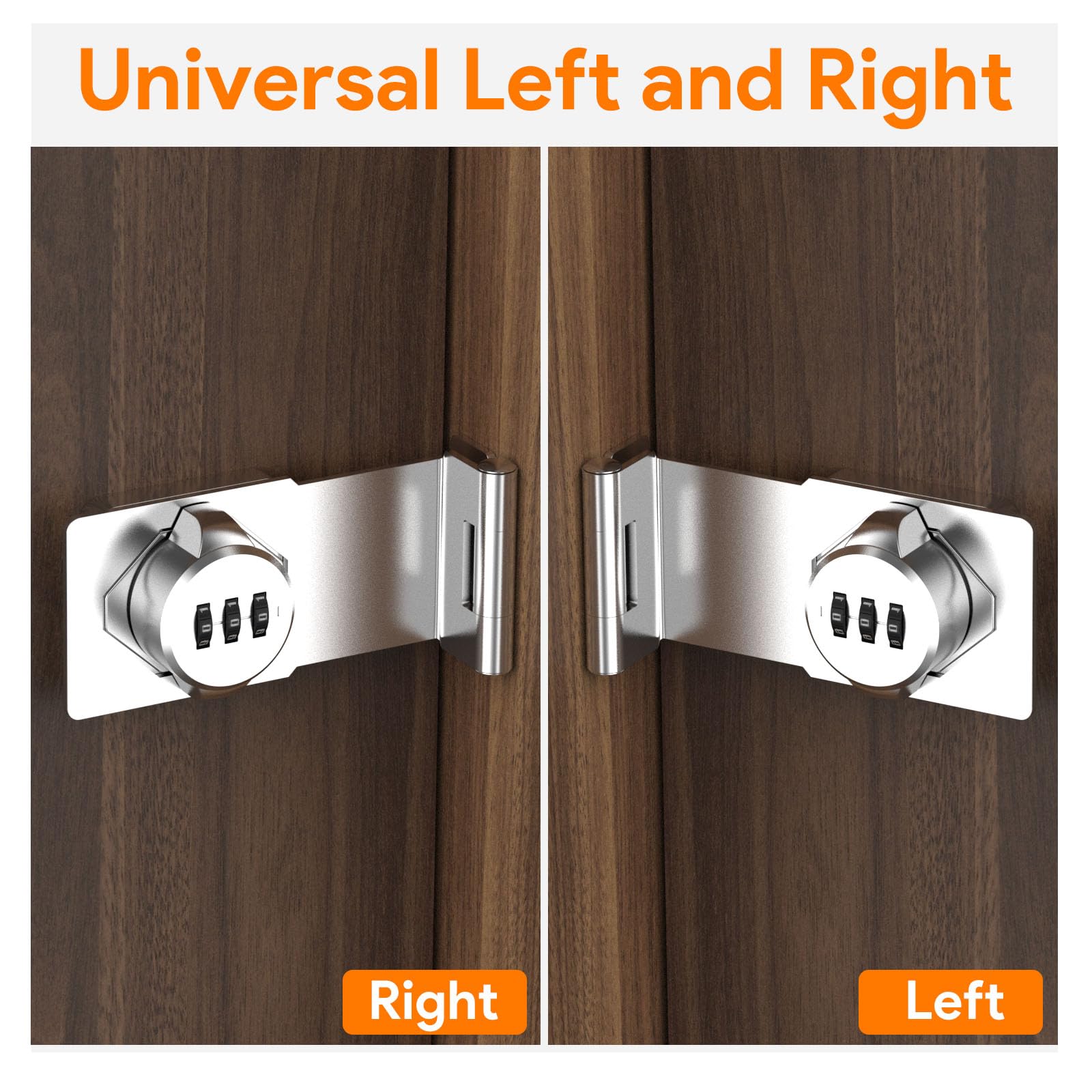 Snapklik.com : Cabinets Combination Lock, Password Rotary Hasp Lock, 90 ...