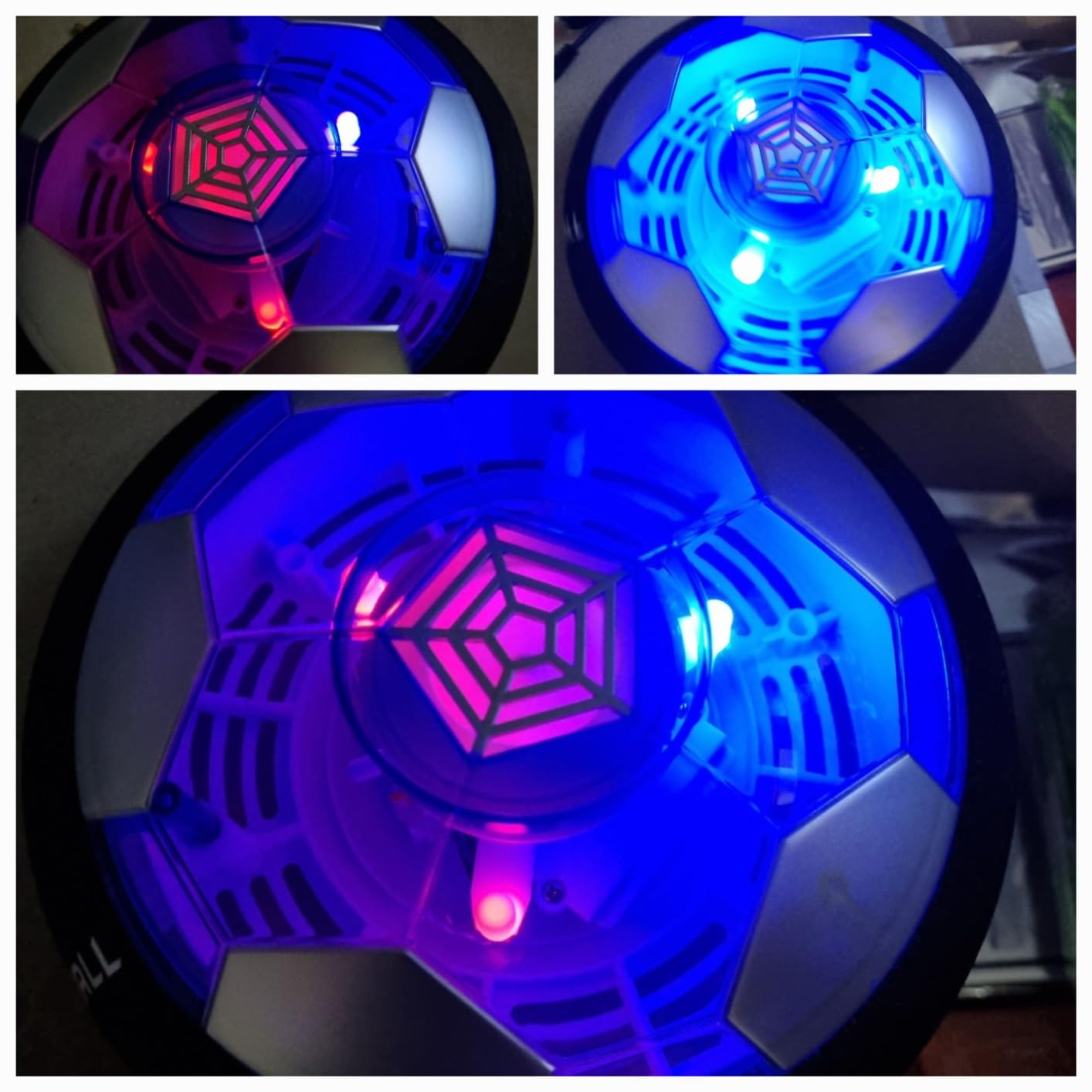 lenbest Hover Football - Football Gifts for Boys - Rechargeable LED Air ...