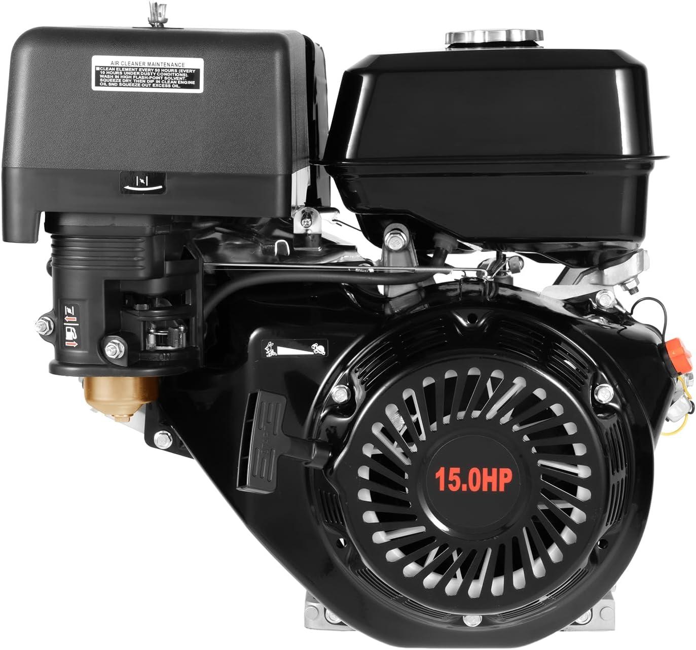 Amazon.com: SEANESZTI 4-Stroke Diesel Engine, 10HP 418CC Horizontal ...