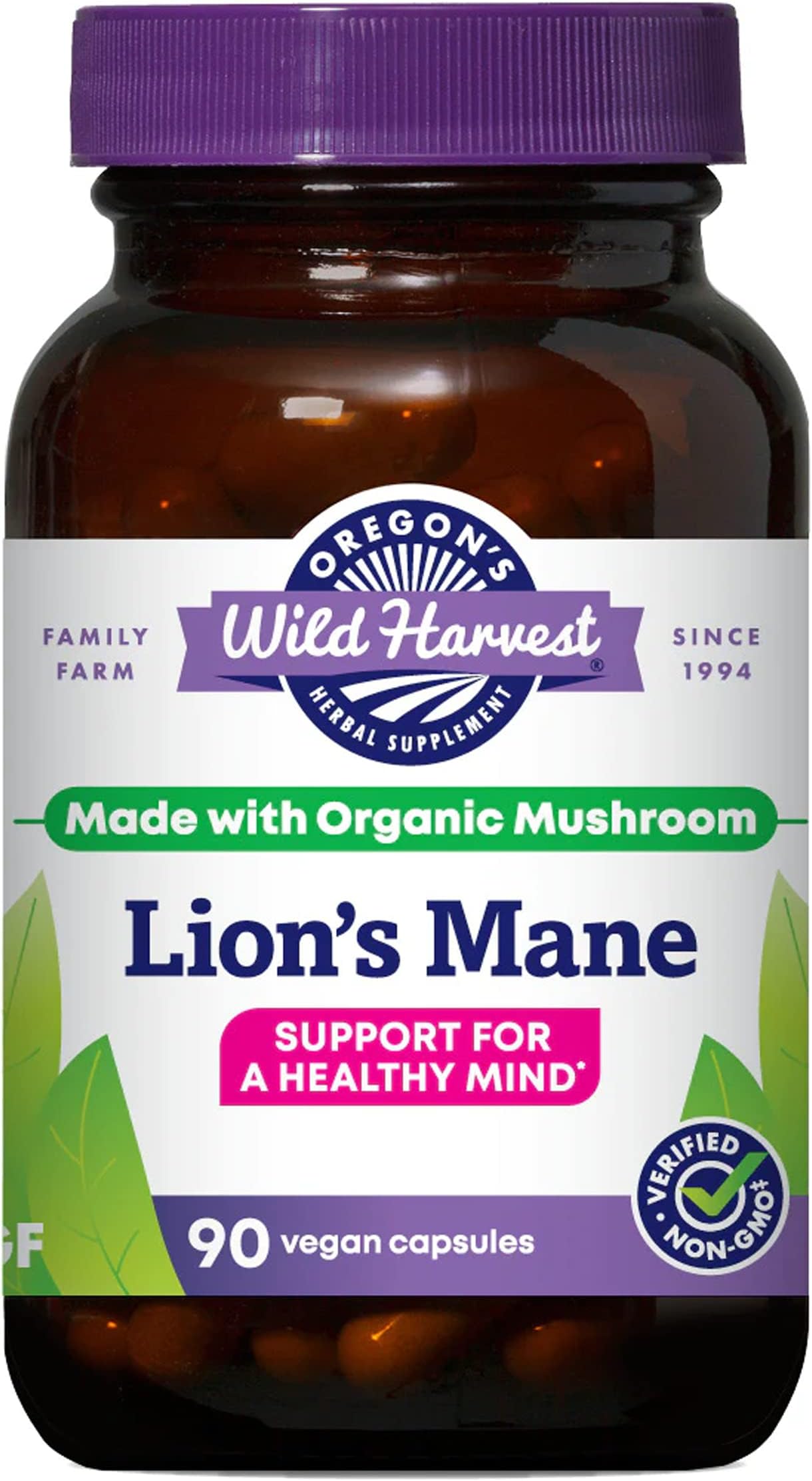 Amazon.com: Oregon's Wild Harvest Non-GMO Chaste Tree Capsules,Organic ...