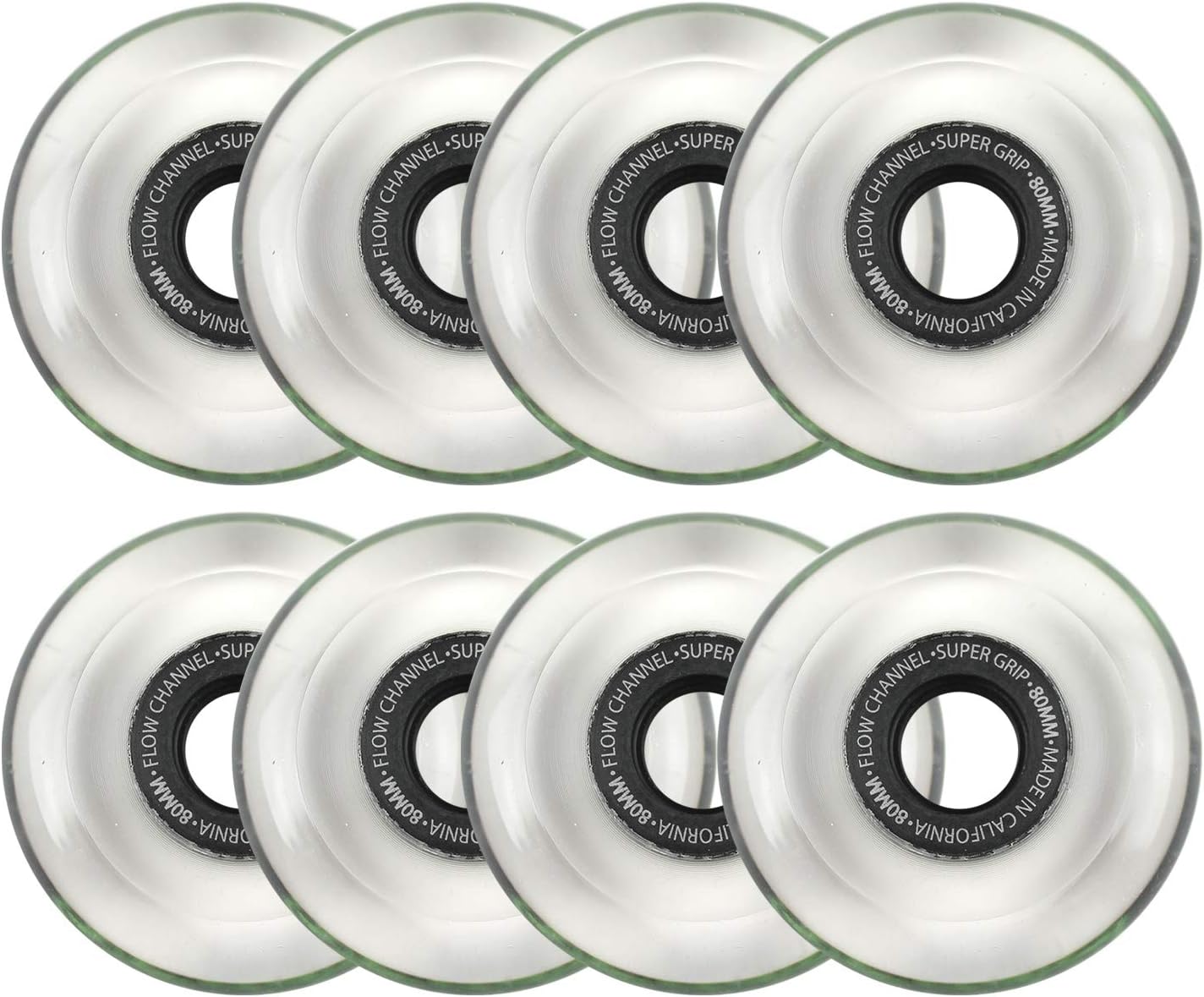 Amazon.com : Labeda Slime Roller Hockey Wheels X-Soft (76A) 8-Pack ...