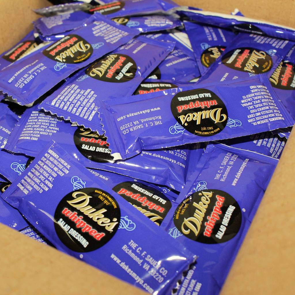 Amazon.com : Dukes Salad Dressing, 12 Gram - 200 per case. : Italian ...