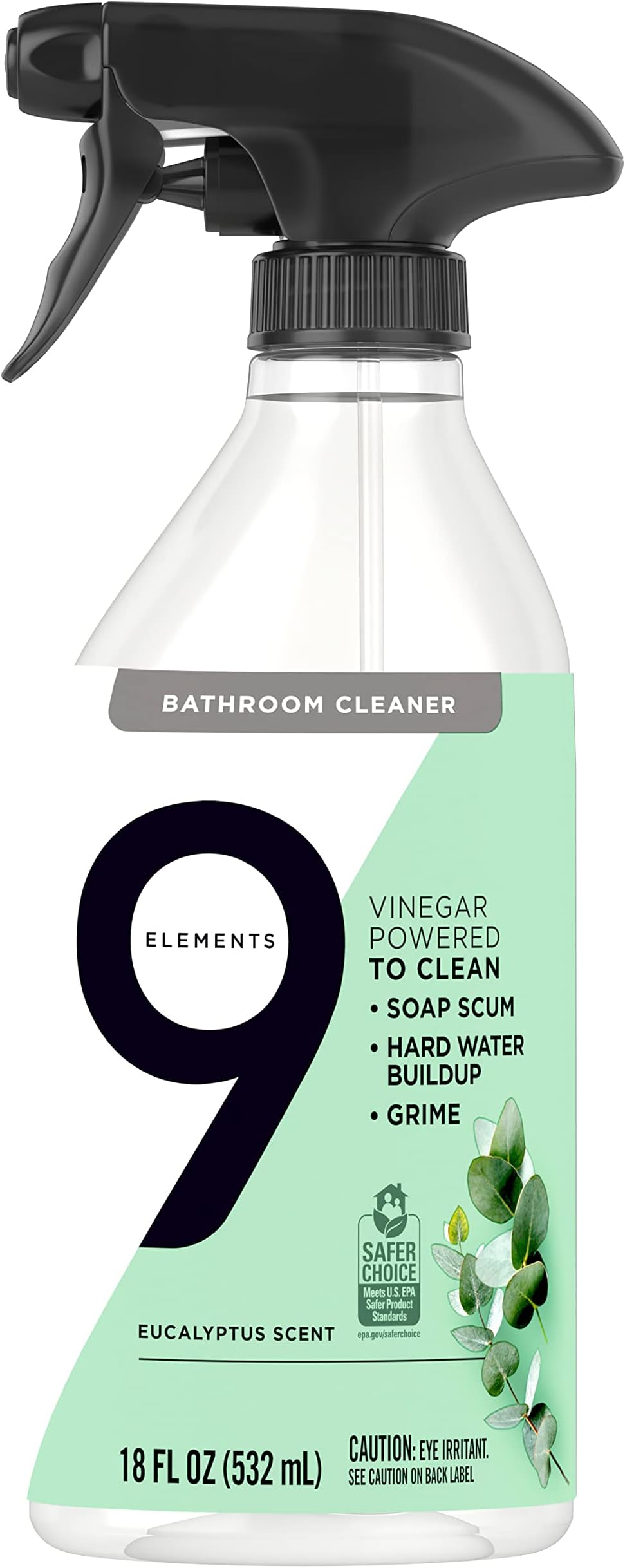 Amazon.com: 9 Elements Bathroom Cleaner, Eucalyptus Multi Surface ...