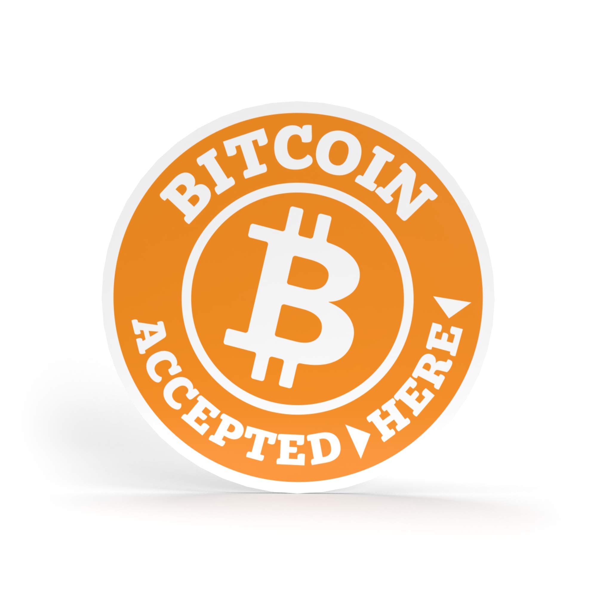 Bitcoin Accepted Here Sign