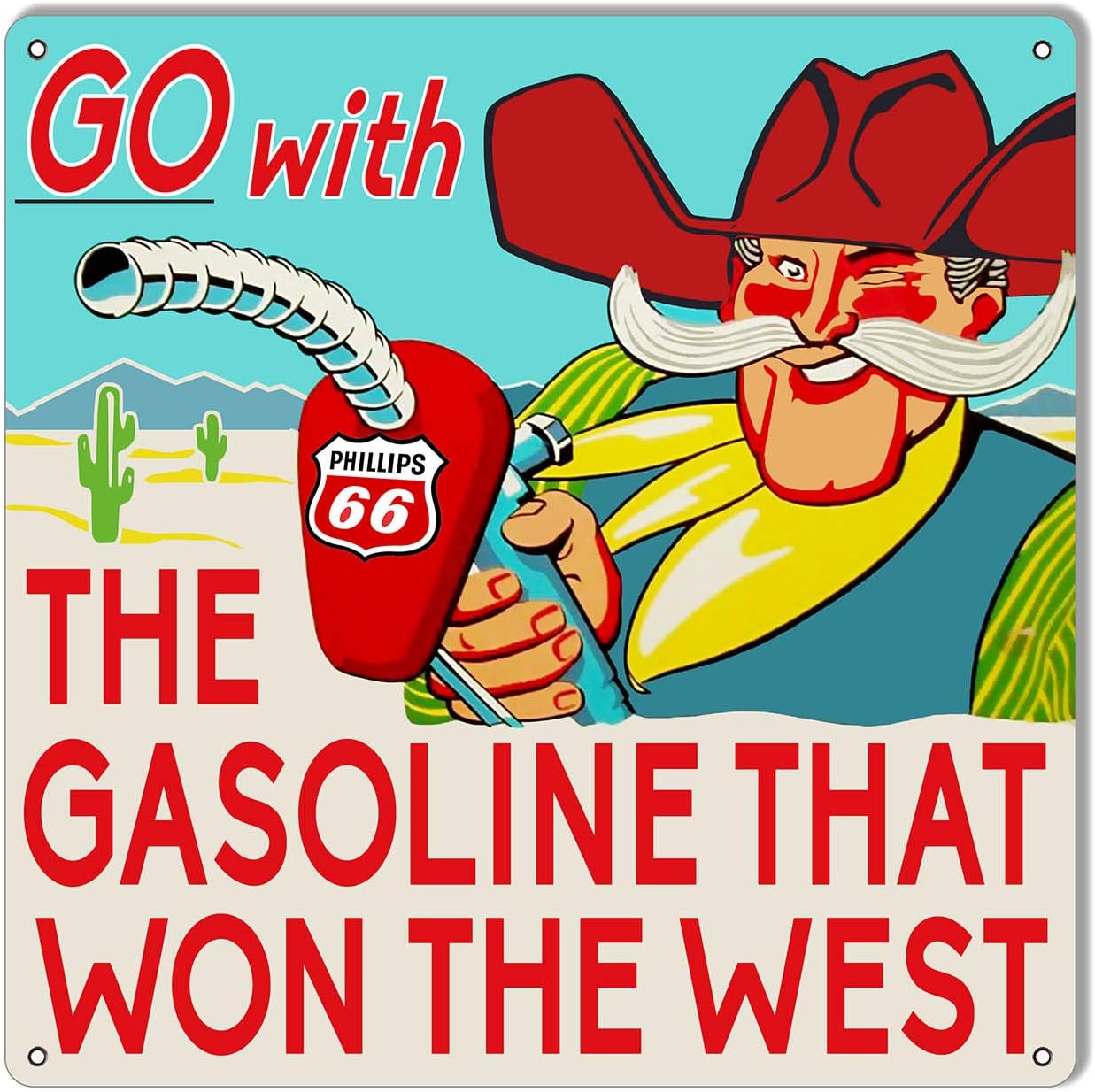 Amazon.com: Victory Vintage Signs Phillips 66 Gasoline Reproduction ...