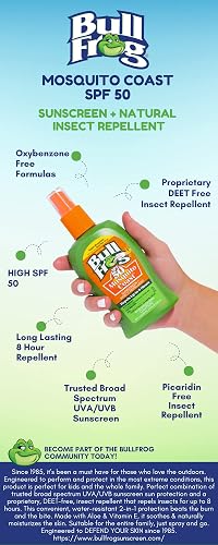 Bullfrog Mosquito Coast – Spray repelente de insectos protector solar ...