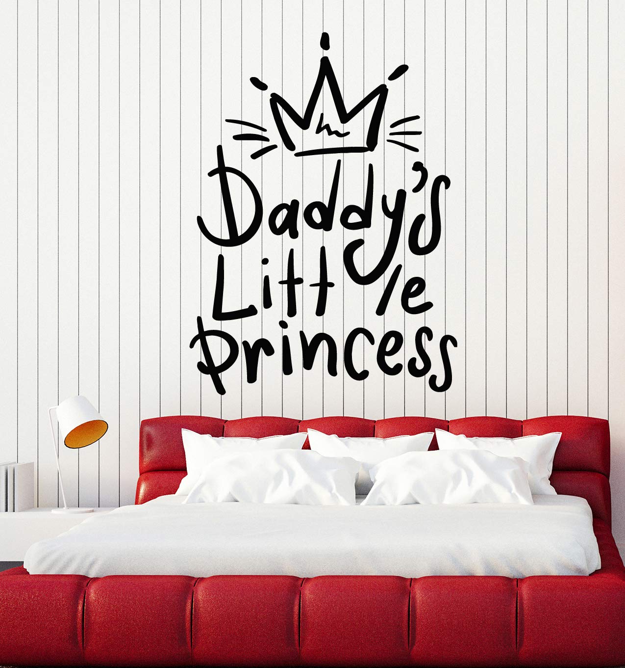 Amazon.com: Vinyl Wall Decal Little Princess Girl Baby Room Nursery ...
