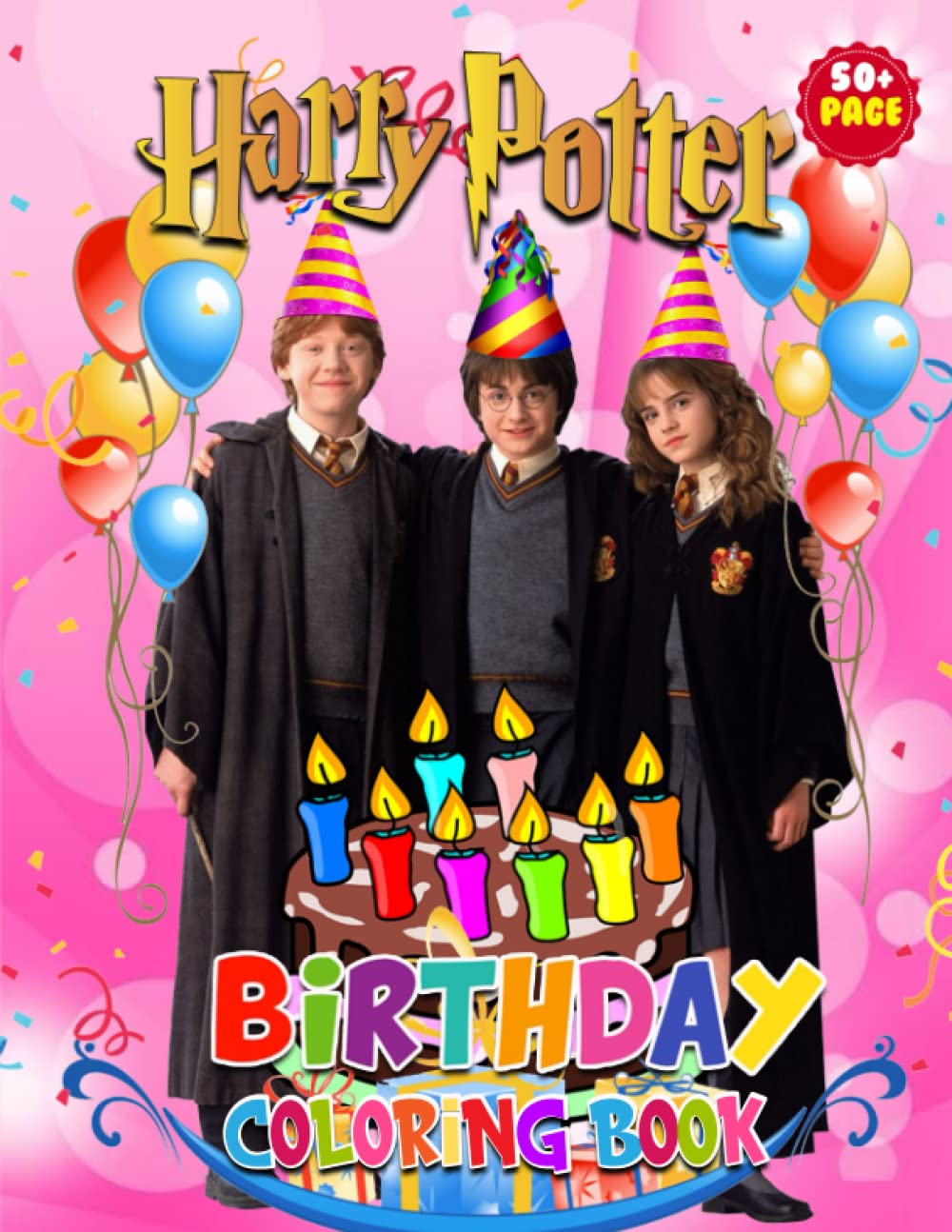 Harry Potter Birthday Coloring Book Harry Potter Coloring Books ...