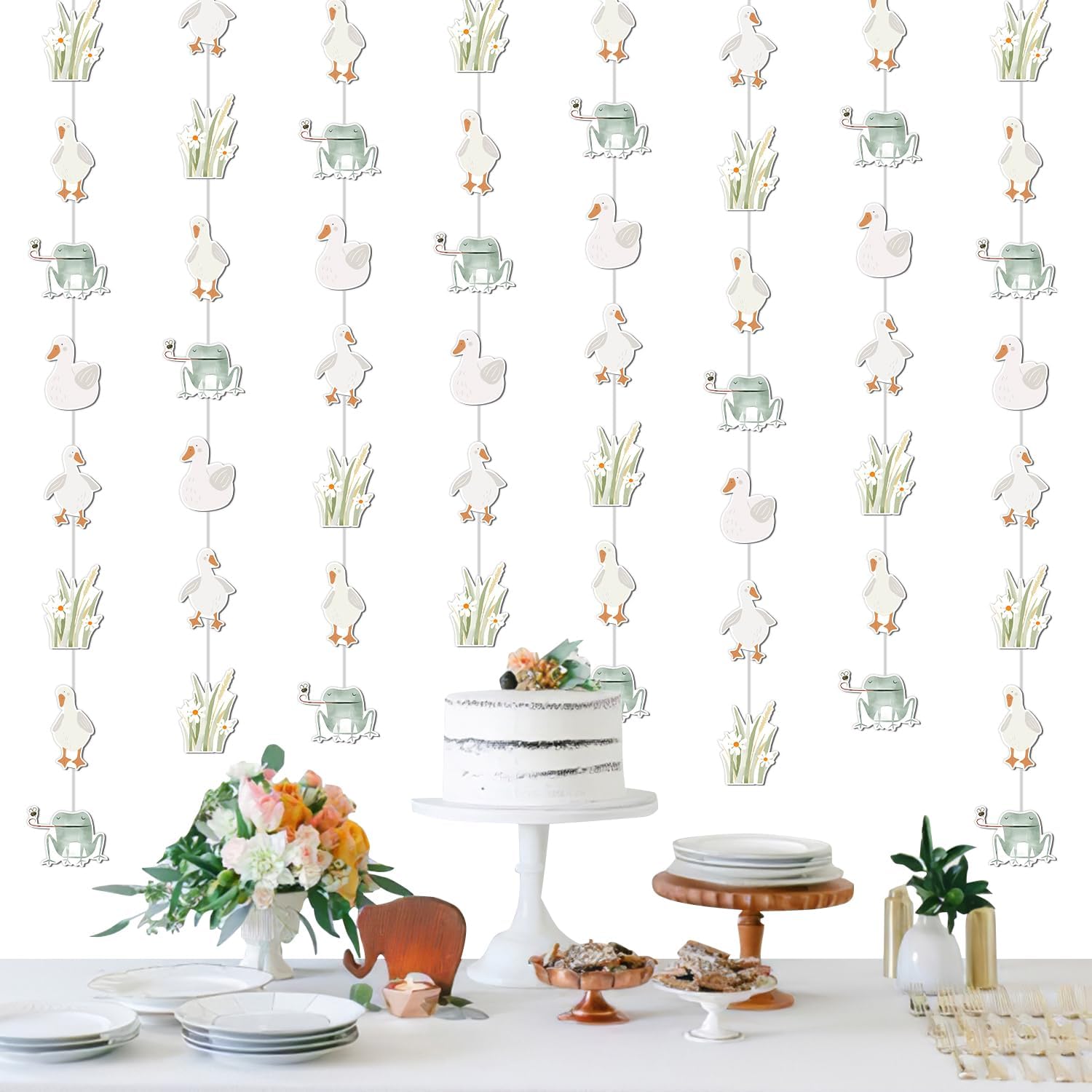 Amazon.com: 8PCS Goose Theme Streamers, Silly Goose Paper Garland One ...