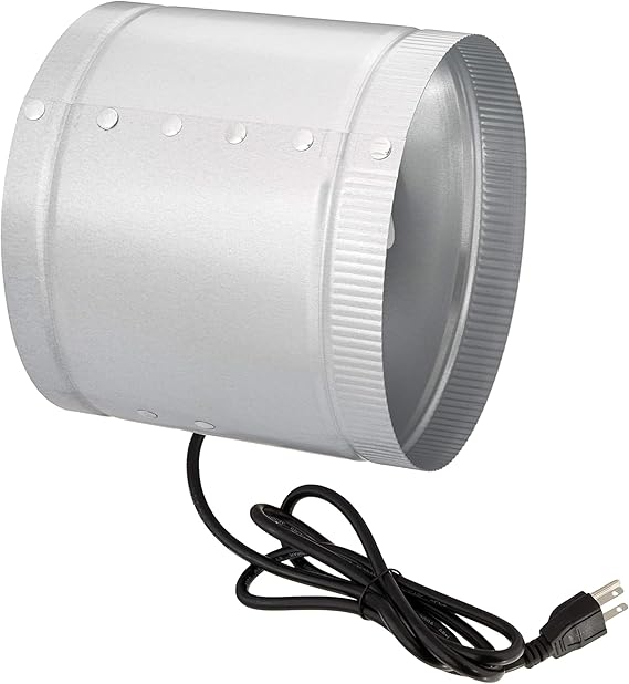 Amazon.com: HealSmart 8'' Inline Booster Fan, 420 CFM Duct Fan for HVAC ...