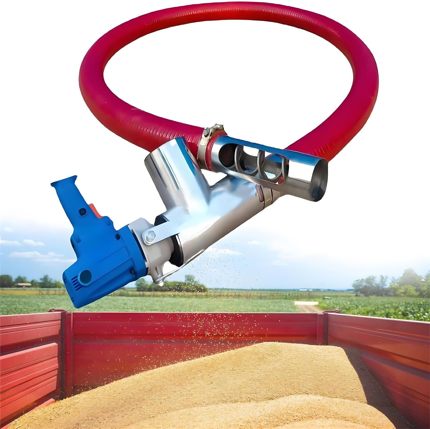 Grain Pumping Portable Grain Suction Auger Screw Conveyor Small Grain ...