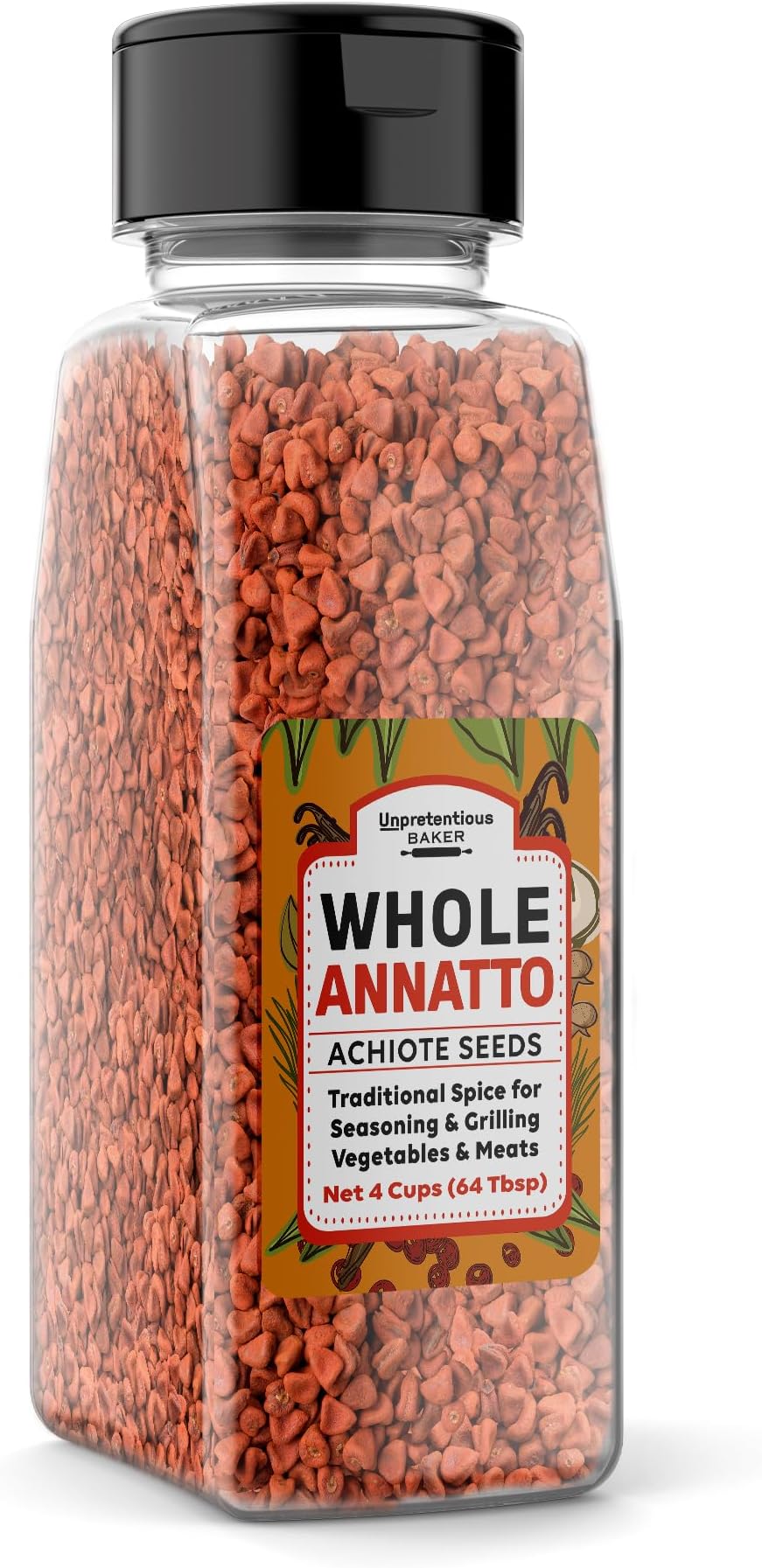 Amazon.com : GranAroma 12 oz Achiote Seeds, Annatto Seeds, Grilling ...