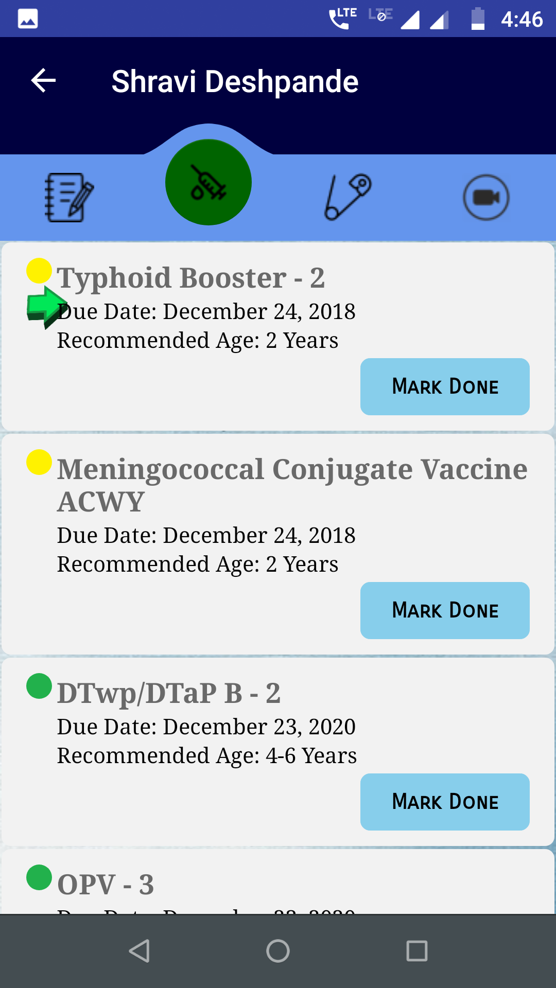 VDD Baby - Vaccination Reminder ,Daily Needs,Diary - App on Amazon Appstore