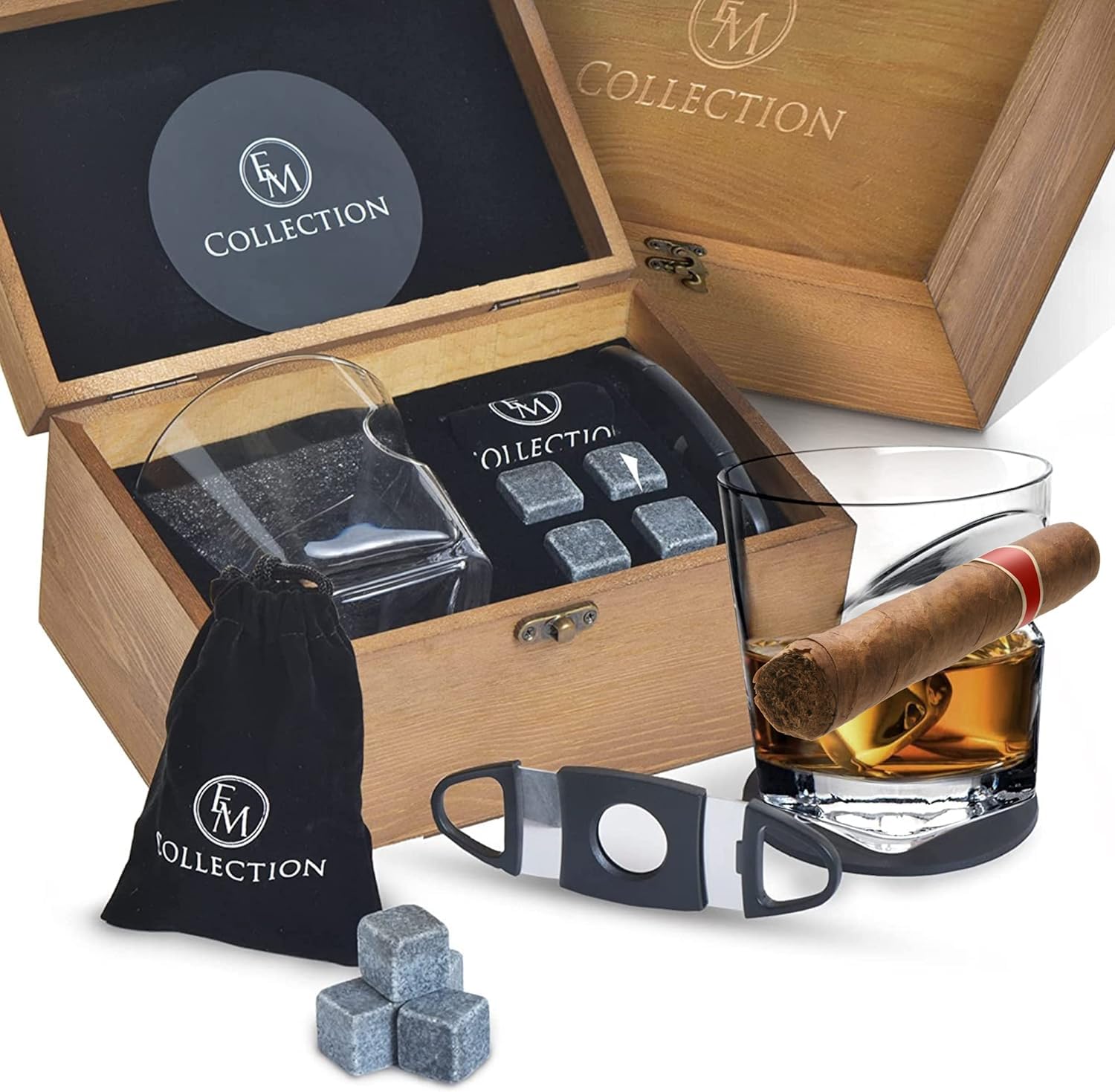 Amazon.com : EMCOLLECTION Premium Journal Leather Bound & Pen Set and ...