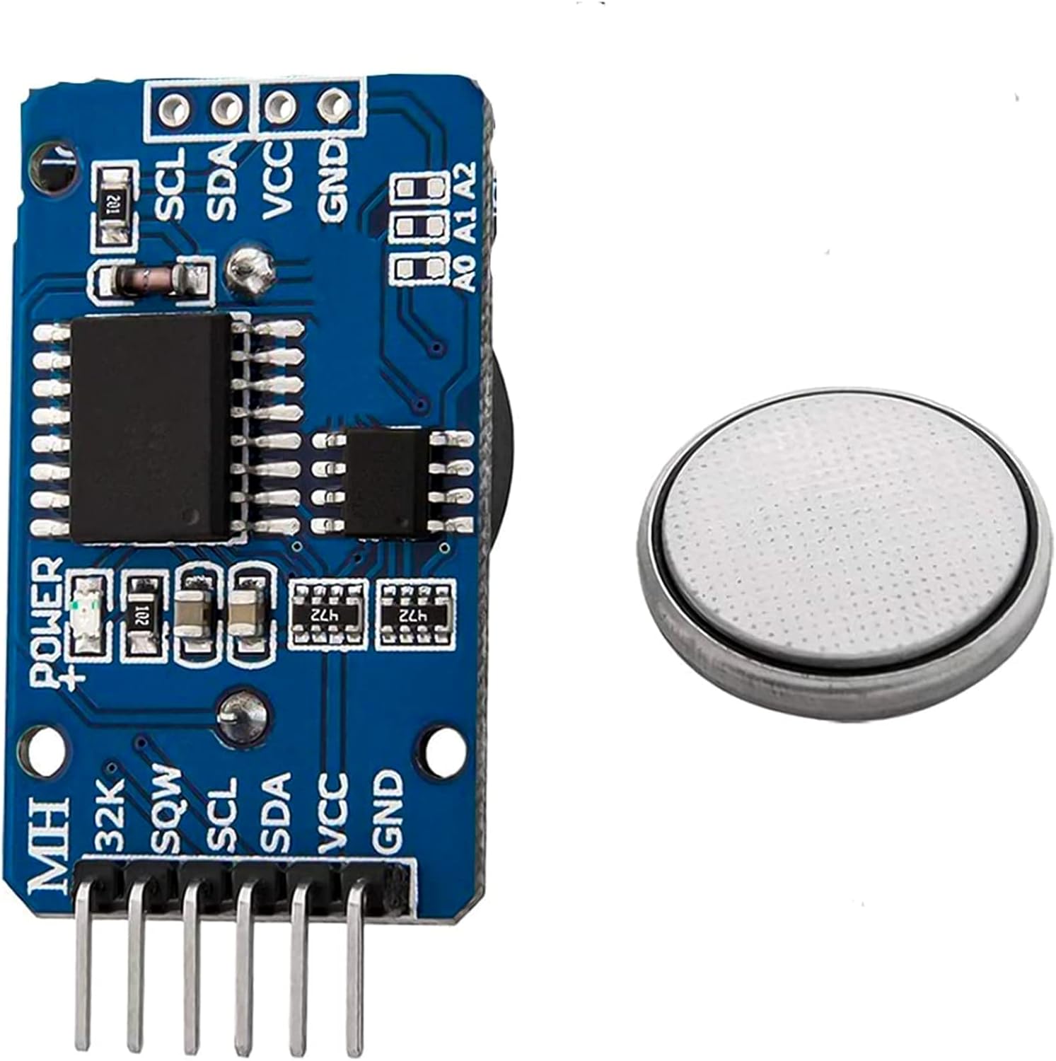 ARCELI AT24 IIC RTC Clock-Modul Echtzeituhr-Modul für Arduino Raspberry ...