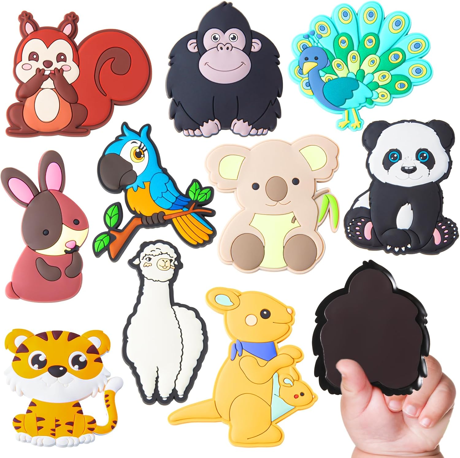 Amazon.com: Fridge Magnets for Toddlers 1-3,Cute Animal Fridge Magnets ...