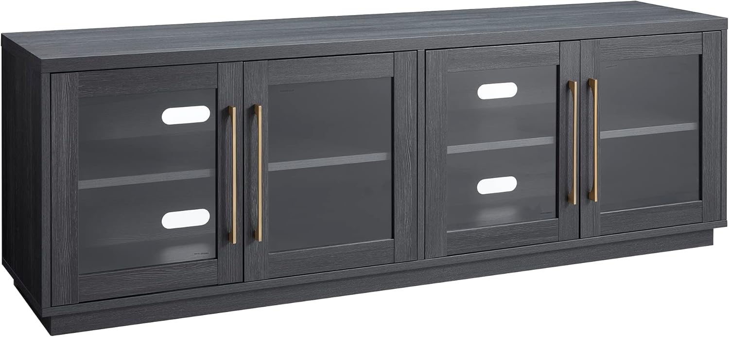 Amazon.com: Henn&Hart Donovan TV Stand, 68" Wide, Dark Gray : Home ...