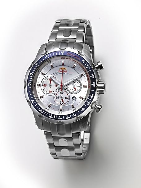 Red Bull Racing Uhr Chronograph Formel1 F1 Team Silver : Amazon.de: Fashion