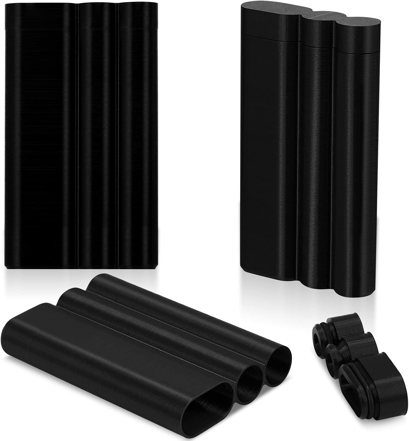 Amazon.com: 2 Pcs Storage Tube Waterproof Plastic Tube Container Holder ...