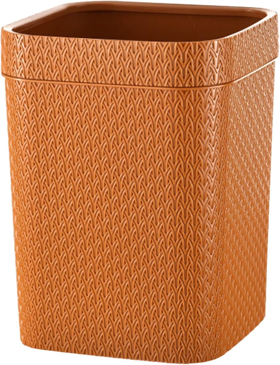 Amazon.com: 12L Trash Can with Pressure Ring High Capacity No Lid Keep ...