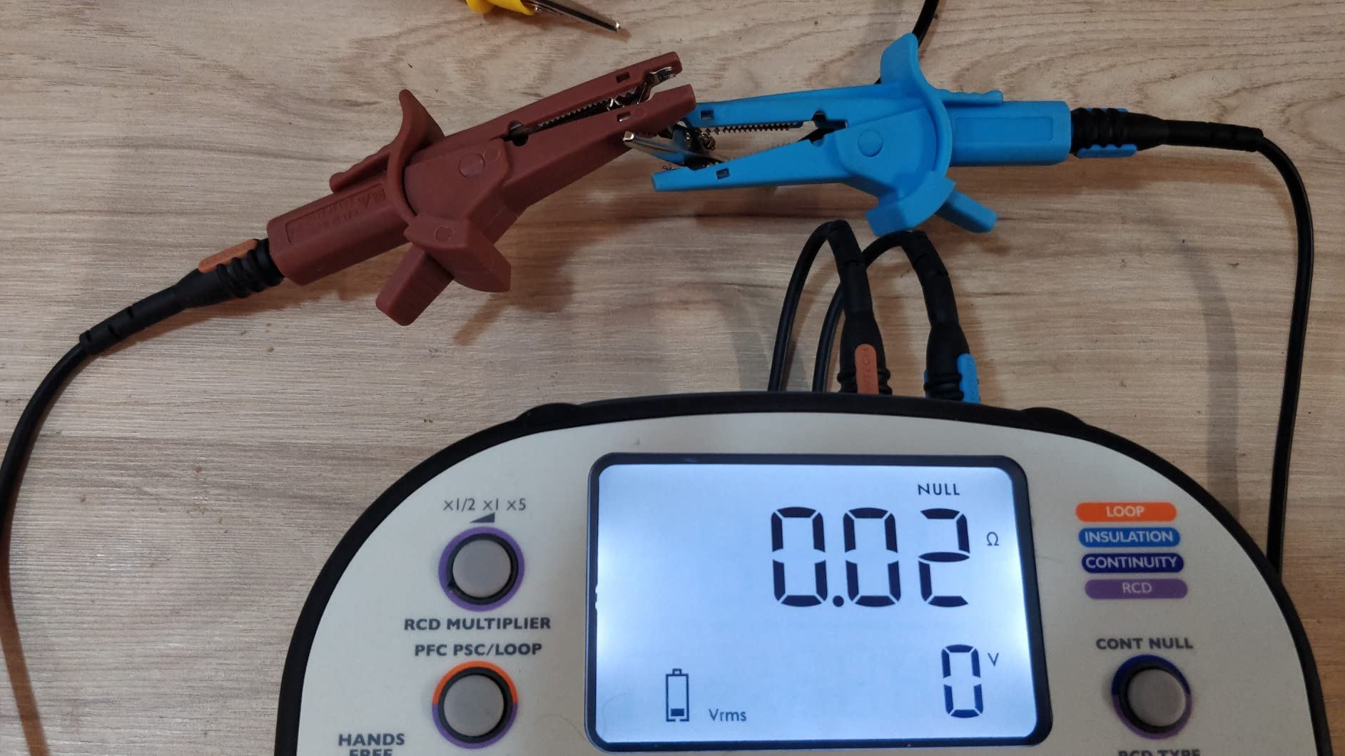 Jump Leads for Insulation & R1+R2 testing Set of 4 2 x 150mm & 2 x ...